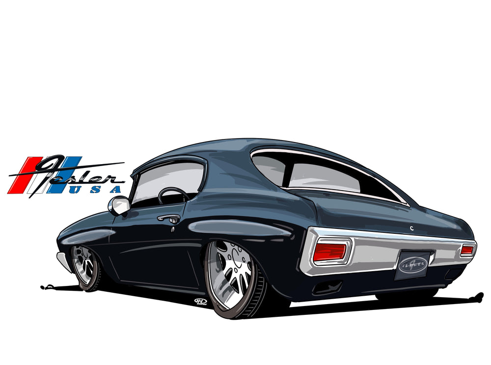 FESLER PROJECT 70 CHEVELLE STICKER